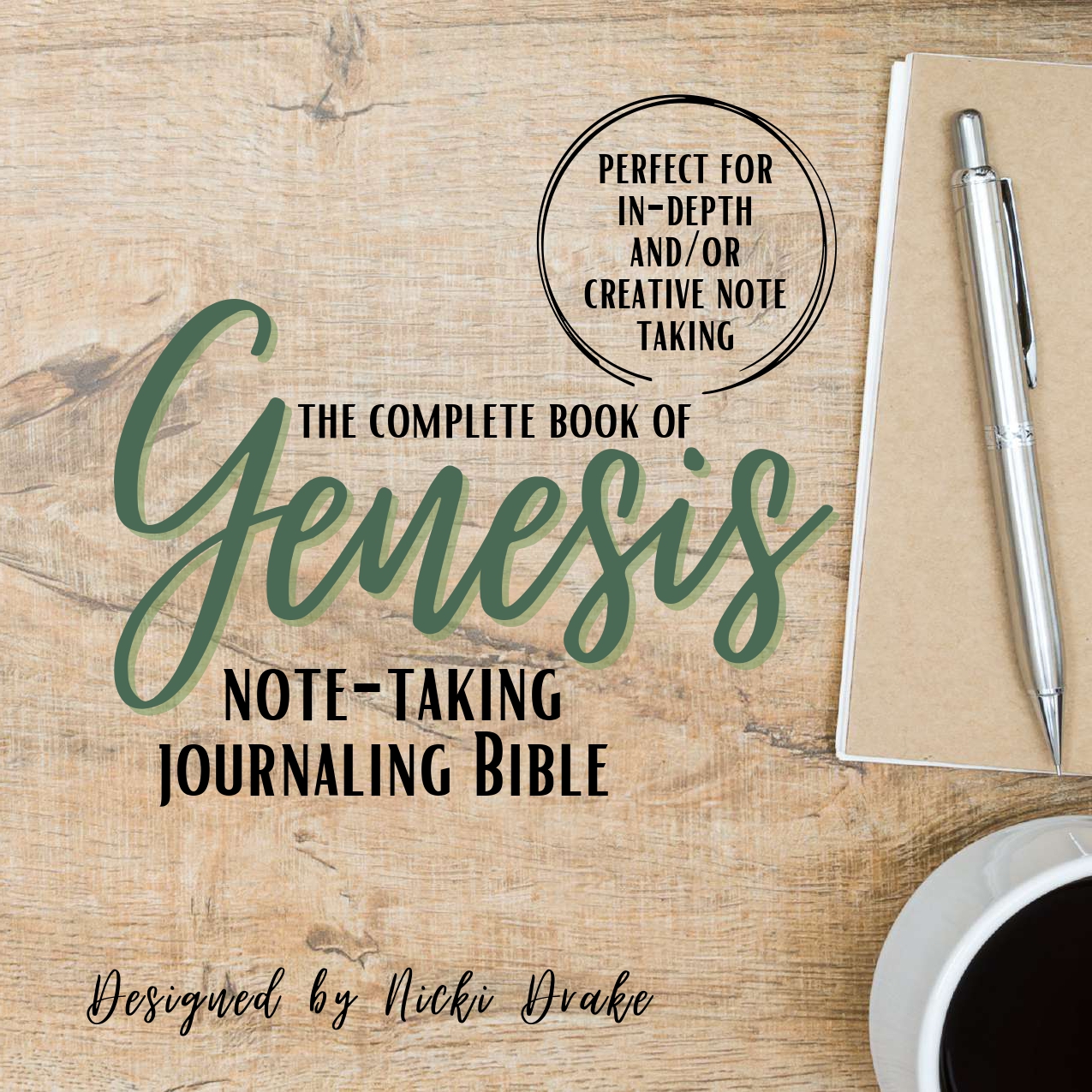 Genesis Note-taking Journaling Bible- (Printable/digital)
